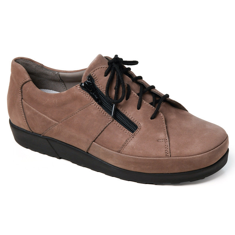 Chaussure à lacets Femme Dalia Taupe – JB Rodde