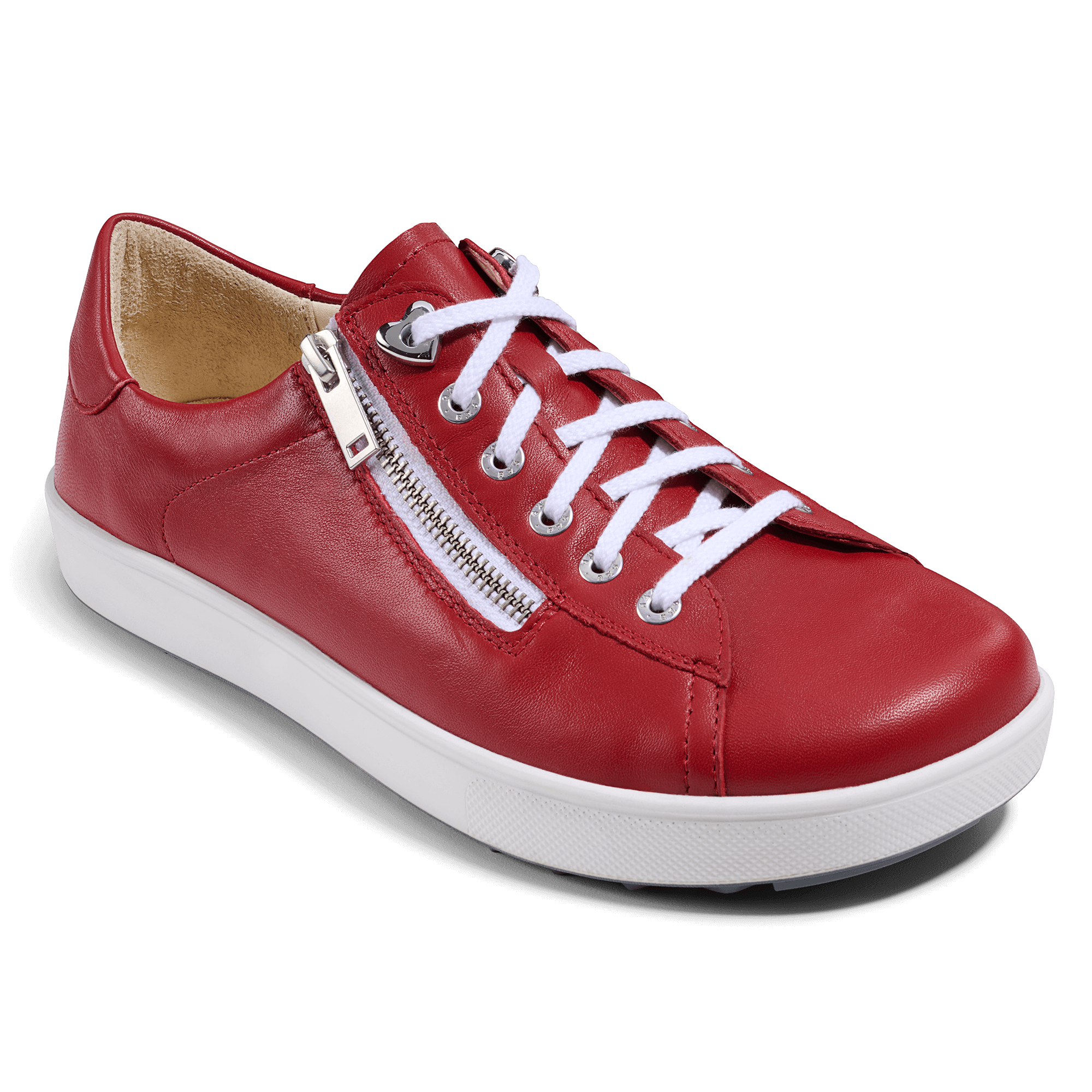 Chaussure à lacets Femme Margot Rouge – JB Rodde